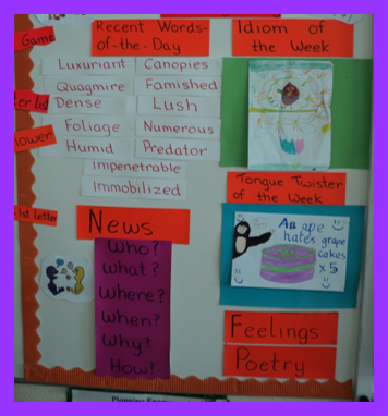 Create a rich language-learning environment – Let's get those kids talking!